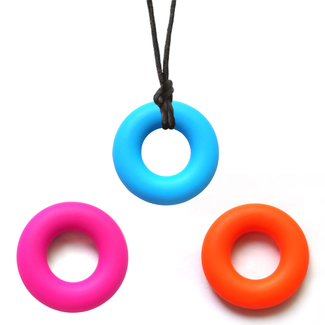 Mini Rings Sensory Chew Pendants - 6 pack - Sensooli - Sensory Products ...